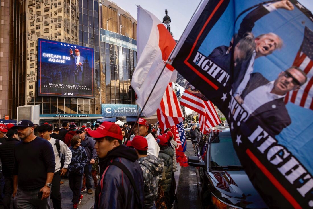 Trump’s Madison Square Garden event turns into a rally with crude and ...